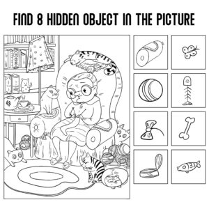 6 Best Easy Hidden Object Printables Printablee | Printable Pictures