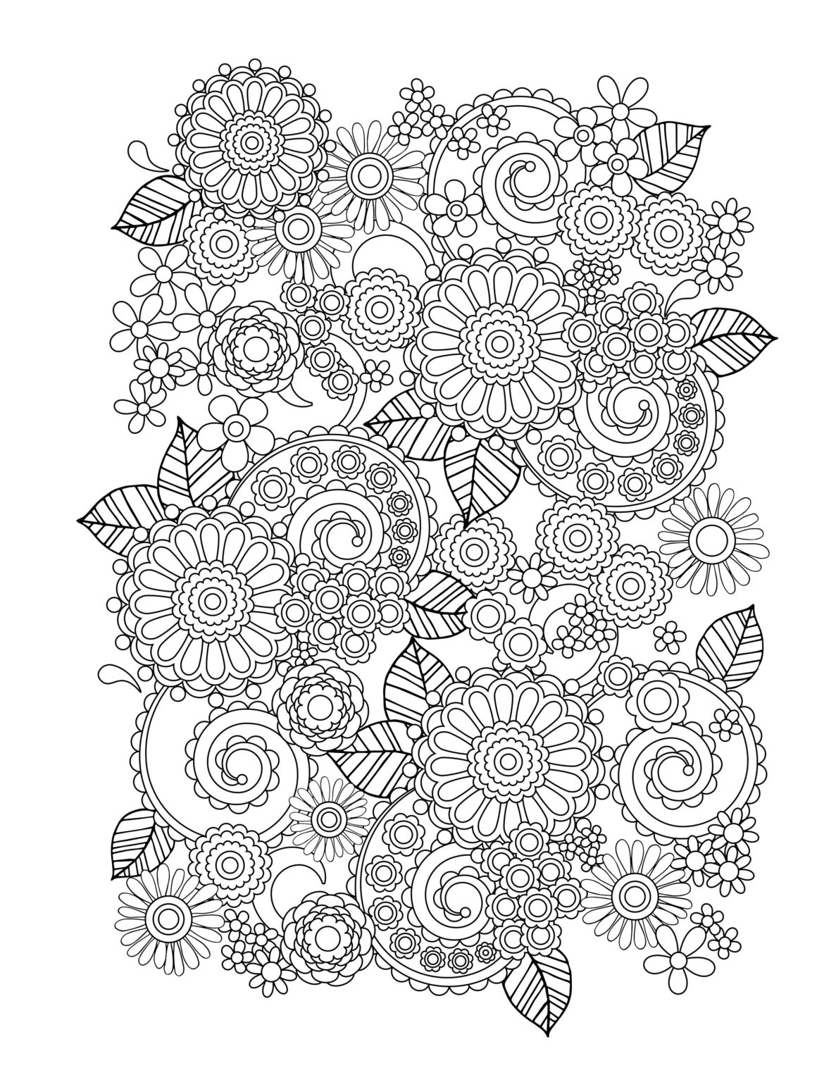 Printable Flower Pictures For Adults | Printable Pictures