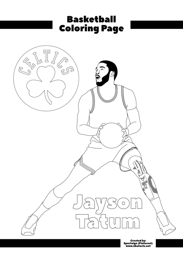 Free NBA Coloring Sheets In 2020 Coloring Sheets Coloring Sheets For ...