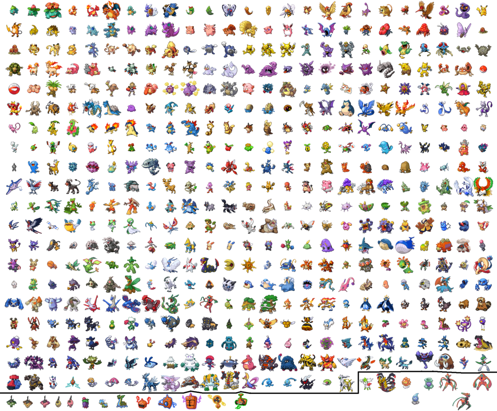 Gamersworldplus Pokemon Sprites Pokemon Evolutions Chart Pokemon ...