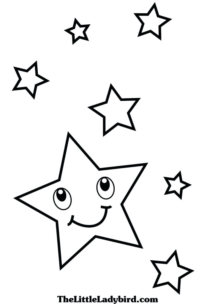 Shooting Star Coloring Page At GetColorings Free Printable | Printable ...