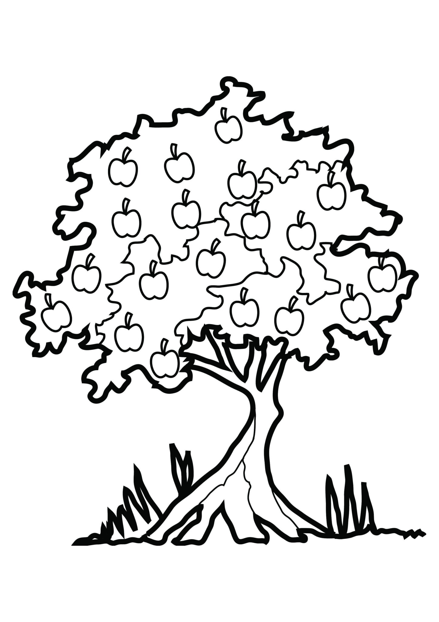 Spring Tree Coloring Page At GetColorings Free Printable | Printable ...